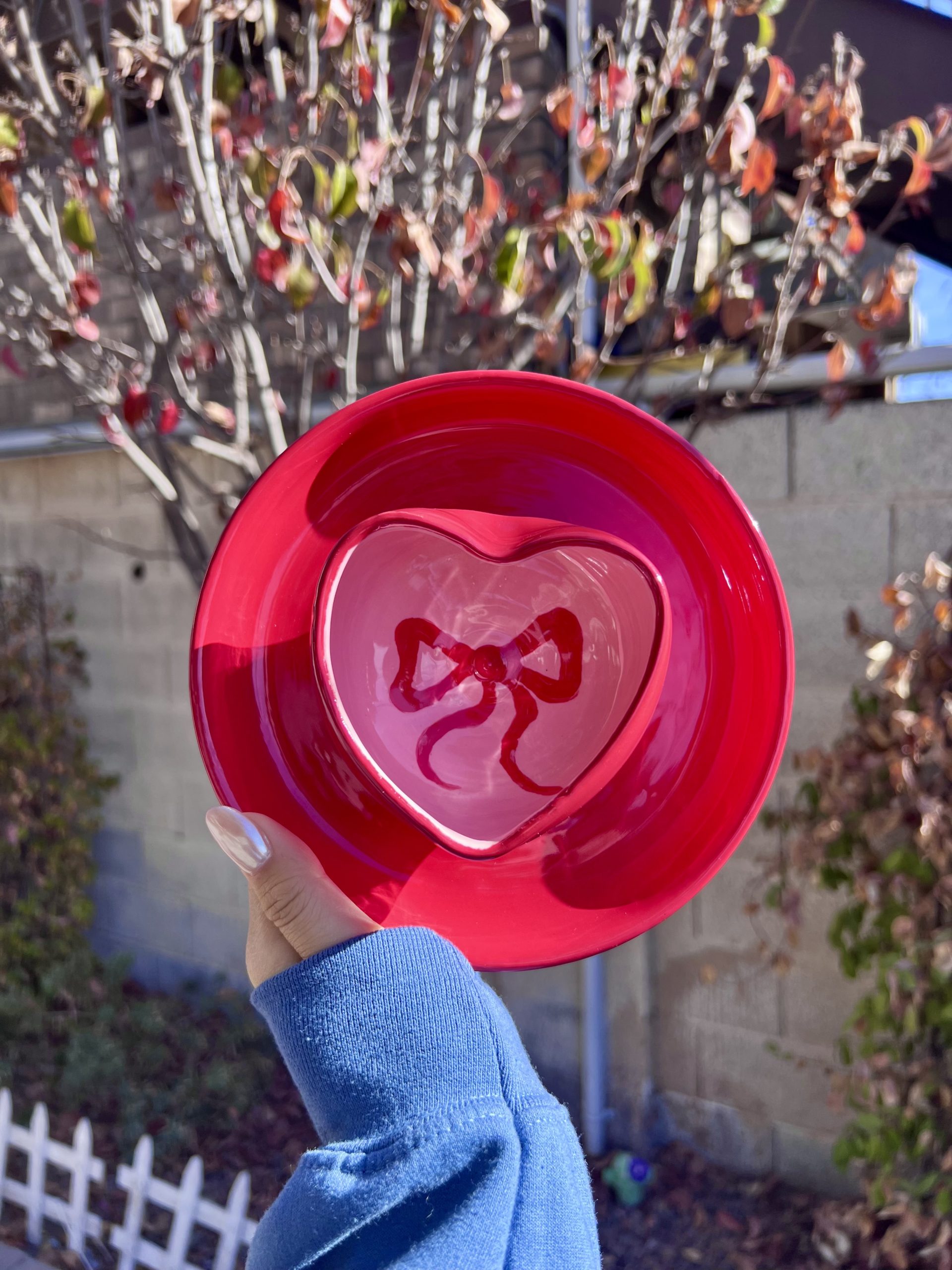 Heart Chip & Dip Platter - Clay Wheel Throwing Class - Burst Of ...
